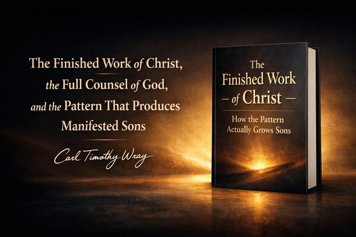 The Finished Work Of Christ — How The Pattern Actually Grows Sons